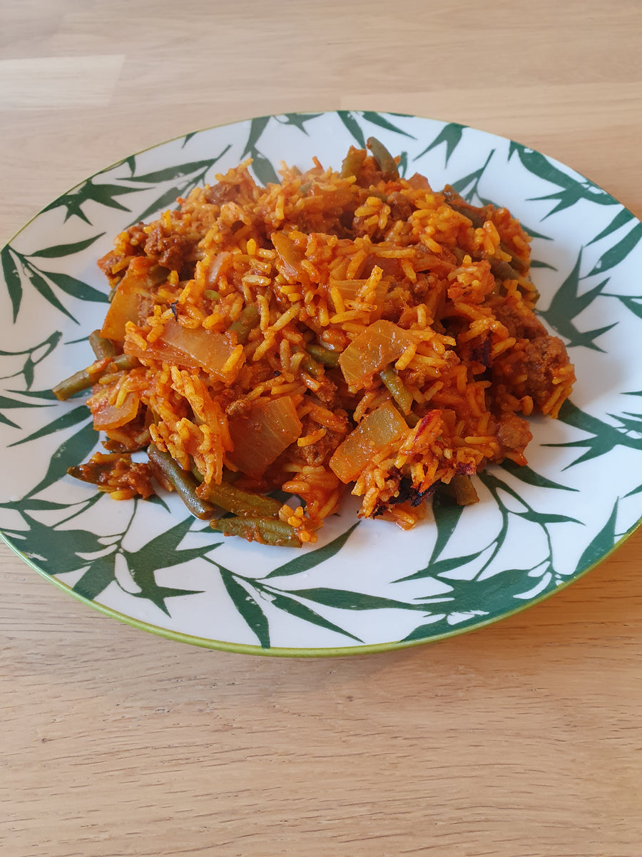 Recette facile et rapide : Riz basmati aux haricots verts et steack ha ...